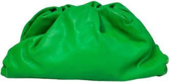 Bottega Veneta Pochette en cuir Pre-owned - Femme - Pre-owned - Vert - Taille: ONE Size