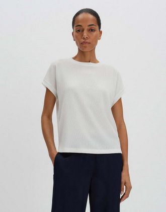 someday Kurzarmshirt KANITA aus strukturiertem Jersey