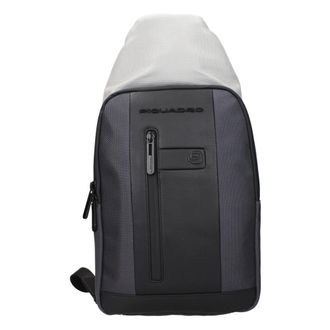 Piquadro Fabric Backpack - - Bags - Herren - Grau - ONE SIZE