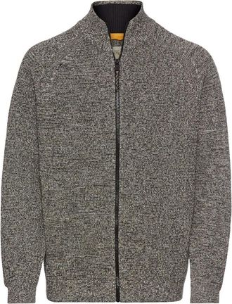 Camel Active Baumwoll-Strickjacke - - Knitwear - Herren - Grau - 2XL
