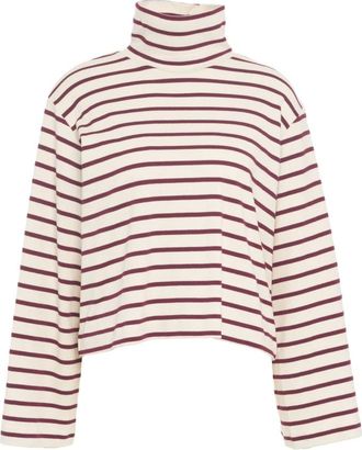 8pm 8Pm, Femme, Pulls, Multicolore, Taille: 38 FR Pull col roulé rouge Aw25