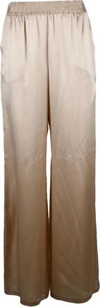 Eleventy Femme, Pantalons, Beige, Taille: 38 FR Wide Pantalons