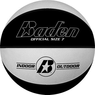 Baden Basic Basketball - klassischer Gummibasketball für Training, Schule und Freizeit - langlebiger Basketball für Kinder und Erwachsene - für Starter und 