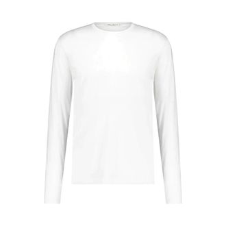 Stefan Brandt Langarmshirt Enno aus Baumwolle - - Tops - Herren - Wei&szlig; - 2XL