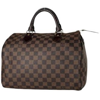 Louis Vuitton Sac &agrave; main vintage Damier Canvas doccasion - Femme - Pre-owned - Brun - Taille: ONE Size