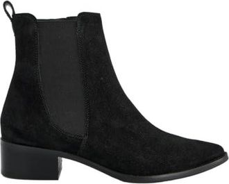 Paul Green Bottines 8271-028 pour femme en daim noir, Noir, 39 EU