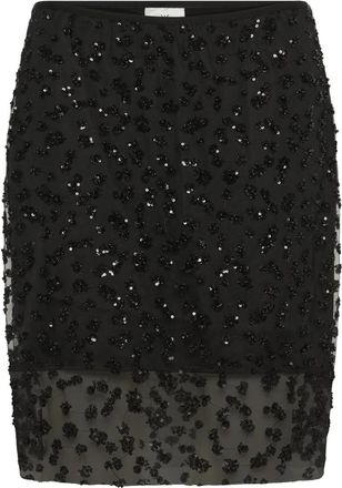 Karen by Simonsen Femme, Jupes, Noir, Taille: 38 FR Short Skirts
