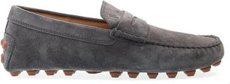 Tod's Tods Loafer - Bubble Moccasin In Gray Suede - Gr. 6_5 - in Grau - f&uuml;r Damen