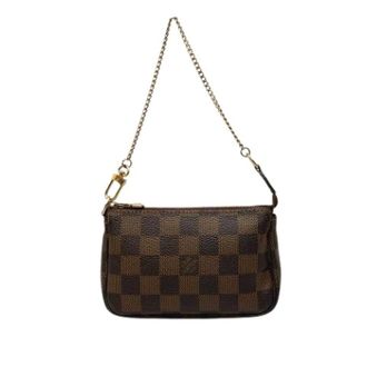 Louis Vuitton Pre-owned Mini Pochette Accessoires - Femme - Pre-owned - Brun - Taille: ONE Size