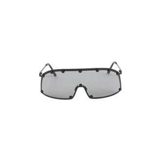 Rick Owens unisex, Accessoires, Noir, Taille: ONE Size Shielding Lunettes de soleil