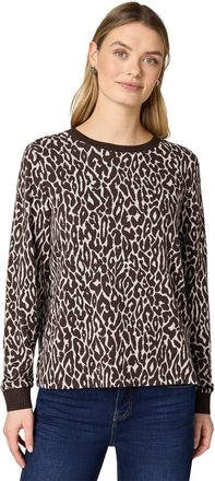 Street One Leo Jacquard Shirt Molten Earth 46