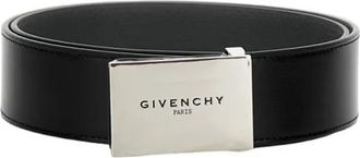 Givenchy G&uuml;rtel - Label Leather Belt - Gr. 105 - in Schwarz - f&uuml;r Damen