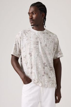 Levi's Boxy Tee - Homme - Blanc / Falke Birch Camo Silvery Tonal - XL