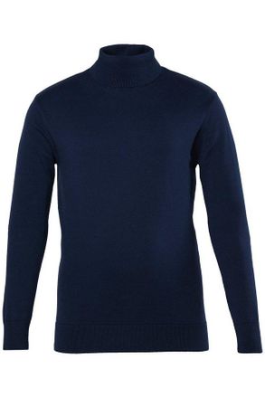 JP1880 Rundhalspullover Rollkragen-Pullover Baumwoll-Feinstrick bis 7 XL