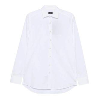 Etro Homme, Chemises, Blanc, Taille: 4XL Roma Logo Shirt