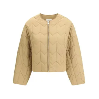 Maison Kitsun&eacute; Steppjacke - - Jackets - Damen - Braun - M
