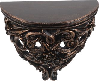 Valiclud Vintage Schweberegal aus Metall in Rotkupfer Kleines Dreidimensionales Wandregal im Landhausstil f&uuml;r Wohnzimmer K&uuml;che und Bad Hohles Wandmontiertes Ab