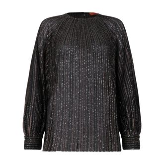 Missoni Pailletten Gestreifte Bluse - - Knitwear - Damen - Mehrfarbig - XS
