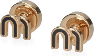 Miu Miu Logo Earrings
