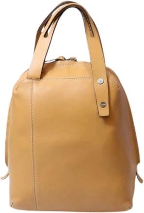 Loewe Sac &agrave; main en cuir doccasion - Femme - Pre-owned - Brun - Taille: ONE Size