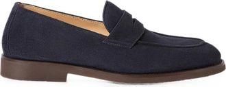 Brunello Cucinelli Suede Penny Loafers