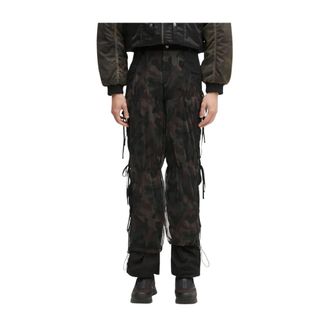 Andersson Bell Hose mit Tarnnetz-Layering und Schn&uuml;rung - - Trousers - Herren - Mehrfarbig - W38