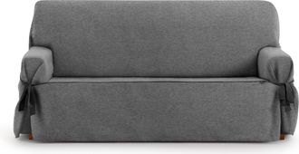 Eysa Valkiria sofabezug universal mit krawattes 3 Seaters, Farbe 10, Schwarz 10