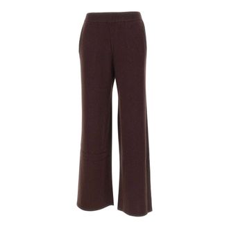 Kaos Kaos - Wide Pantalons - Femme - Pantalons - Brun - Taille: 42 FR