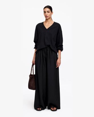 Arket Weite Hose -Schwarz