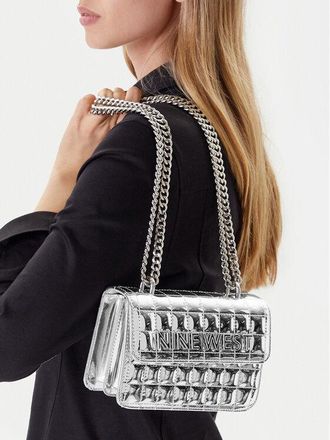 Nine West Handtasche EO-Glamercy-Grace-LX10060 Silberfarben