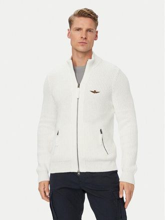 Aeronautica Aeronautica Militare Strickjacke 262MA1664UL00409 Creme Regular Fit