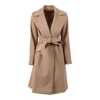 Max Mara Manteau MST Dravenna - Femme - Manteaux - Brun - Taille: 34 FR