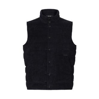 Dolce & Gabbana Gef&uuml;tterte Weste - - Jackets - Herren - Schwarzk - XL