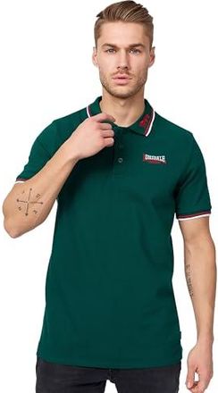 Lonsdale London Lion Mens Polo Shirt Shirt Polo Shirt Bottlegreen, Taille:XL