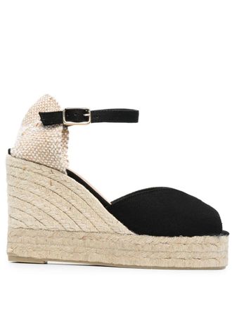 Castaner espadrilles Bianca 100 mm - Noir