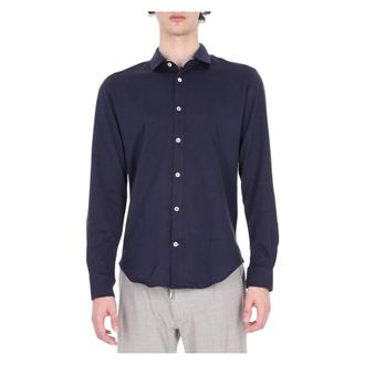 Eleventy Homme, Chemises, Bleu, Taille: M Chemise en jersey de coton