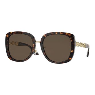 Versace Femme, Accessoires, Brun, Taille: 56 MM Lunettes de soleil