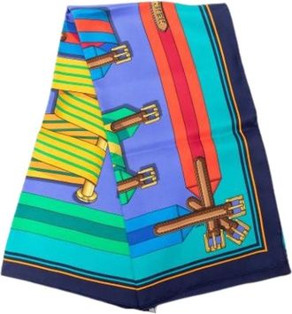 Herm&egrave;s Pre-owned Carr&eacute; Les Sangles Herm&egrave;s - Femme - Pre-owned - Multicolore - Taille: ONE Size