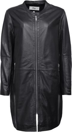 Maze Damen Ledermantel 42023104 Black 42