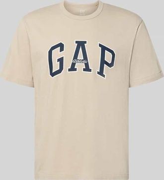GAP T-Shirt mit Logo-Print und Rundhalsausschnitt