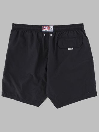 MC2 Saint Barth Drawstring Waist Swim Shorts - Black