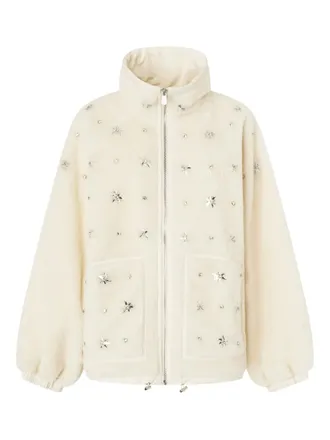 Pinko veste Graciana &agrave; ornements - Blanc