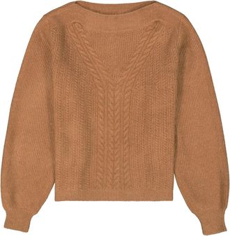 Garcia Garcia Damen Pullover, Honey Brown, L