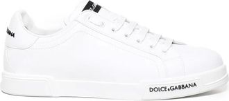 Dolce & Gabbana Homme, Chaussures, Blanc, Taille: 41 1/2 EU Portofino Baskets