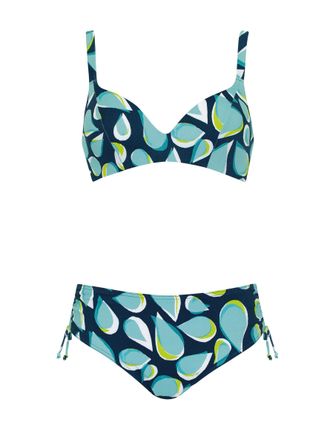 Sunflair Bikini Multicolor Struktur Zweiteiler Set mit Softschalen verstellbare Tr&auml;ger breiter Verstellbarer Slip