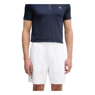 Lacoste Shorts Stretch Ultra Dry Heritage Tennis - Homme - Shorts - Blanc - Taille: 2XL