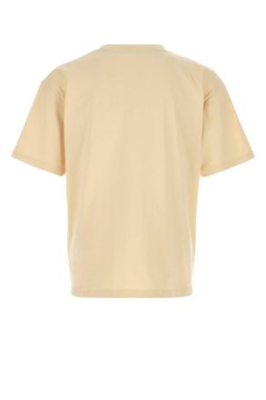 Valentino Garavani Mens Beige Cotton T-Shirt Burronero