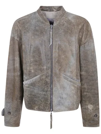 Ziggy Chen Bomber Jacket Leather Bomber Jacket