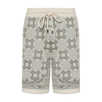Amiri MA Quad Check Mesh Knit Short - - Shorts - Herren - Grau - 2XL
