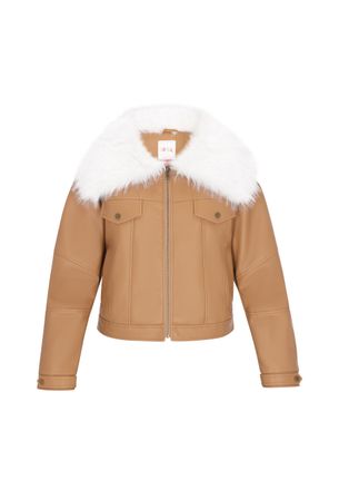 Izia Jacke Frauen Kamel